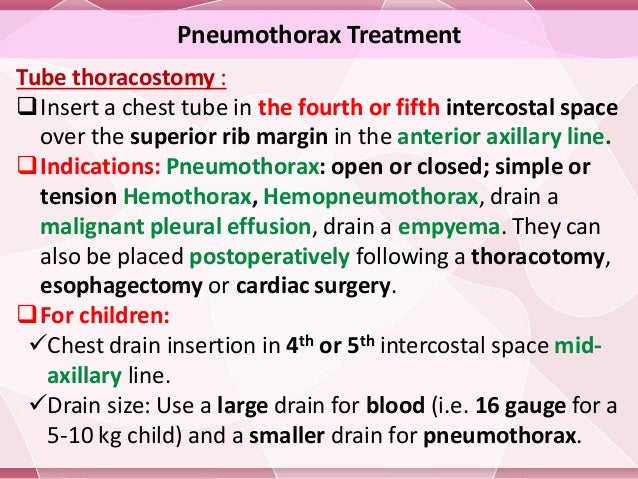 Pneumothorax and pneumomediastinum