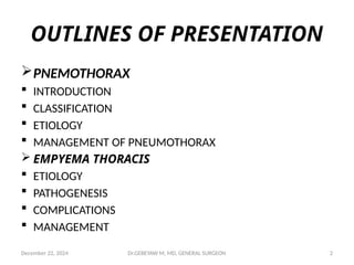 PNEUMOTHORAX AND THORACIC EMPYEMA AMU.pptx