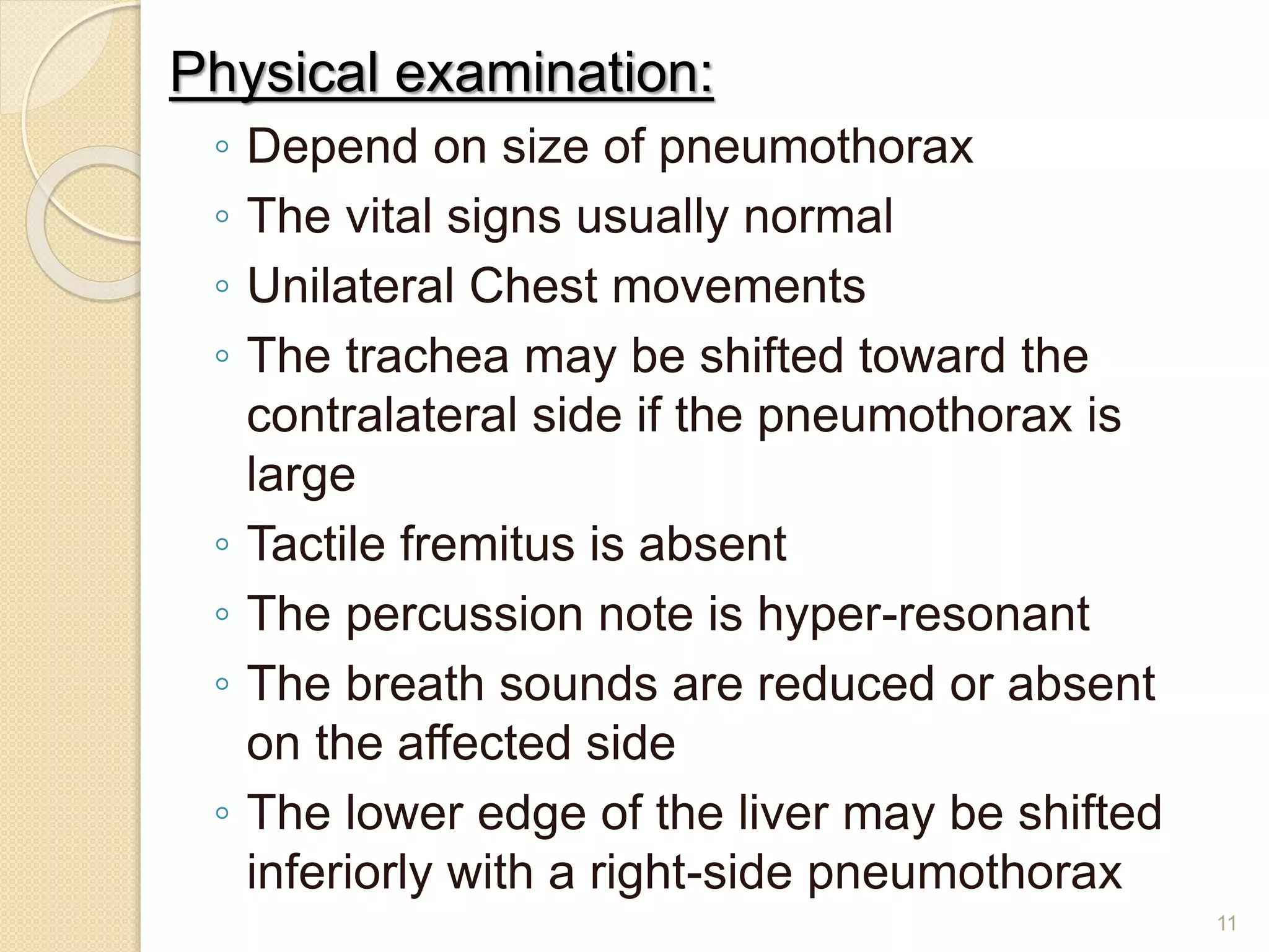 Pneumothorax by DJ | PPTX