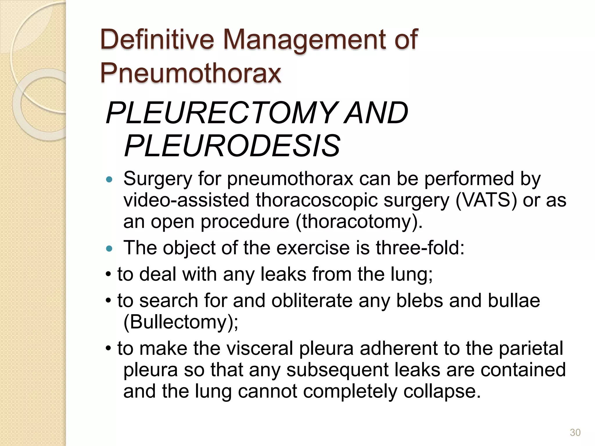 Pneumothorax by DJ | PPTX