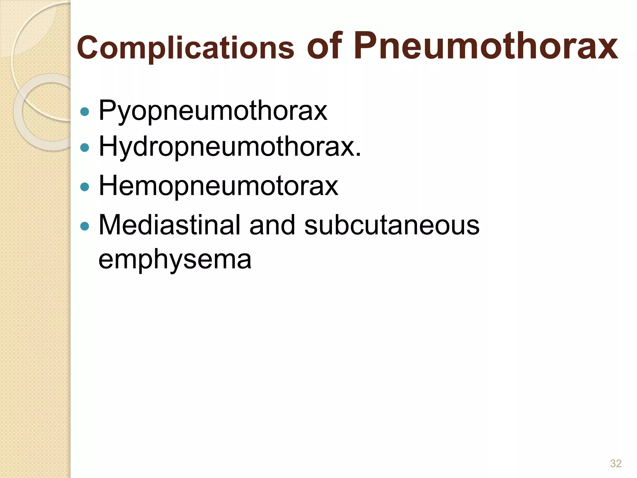 Pneumothorax by DJ | PPTX