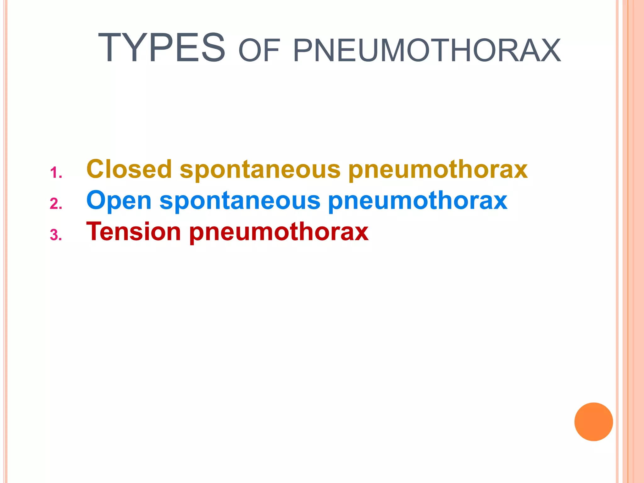 Pneumothorax case presentation | PPTX