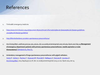 Pneumothorax Management | PPTX