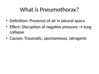 Pneumothorax_Presentation .pptx
