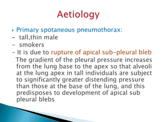 Pneumothrax | PPT