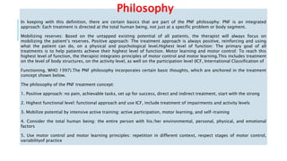 Proprioceptive neuromuscular facilitation (PNF) | PPTX