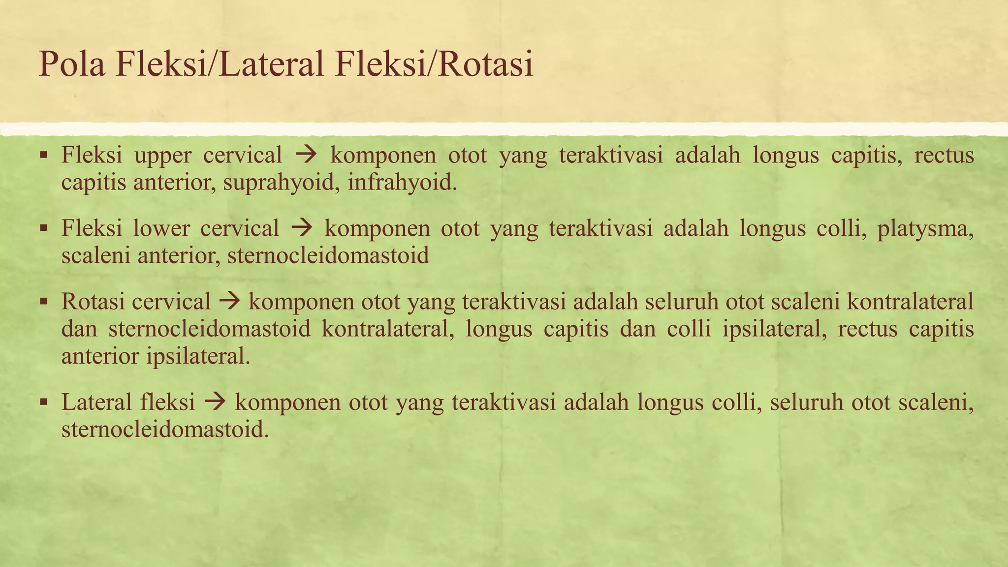 PNF cervical | PDF
