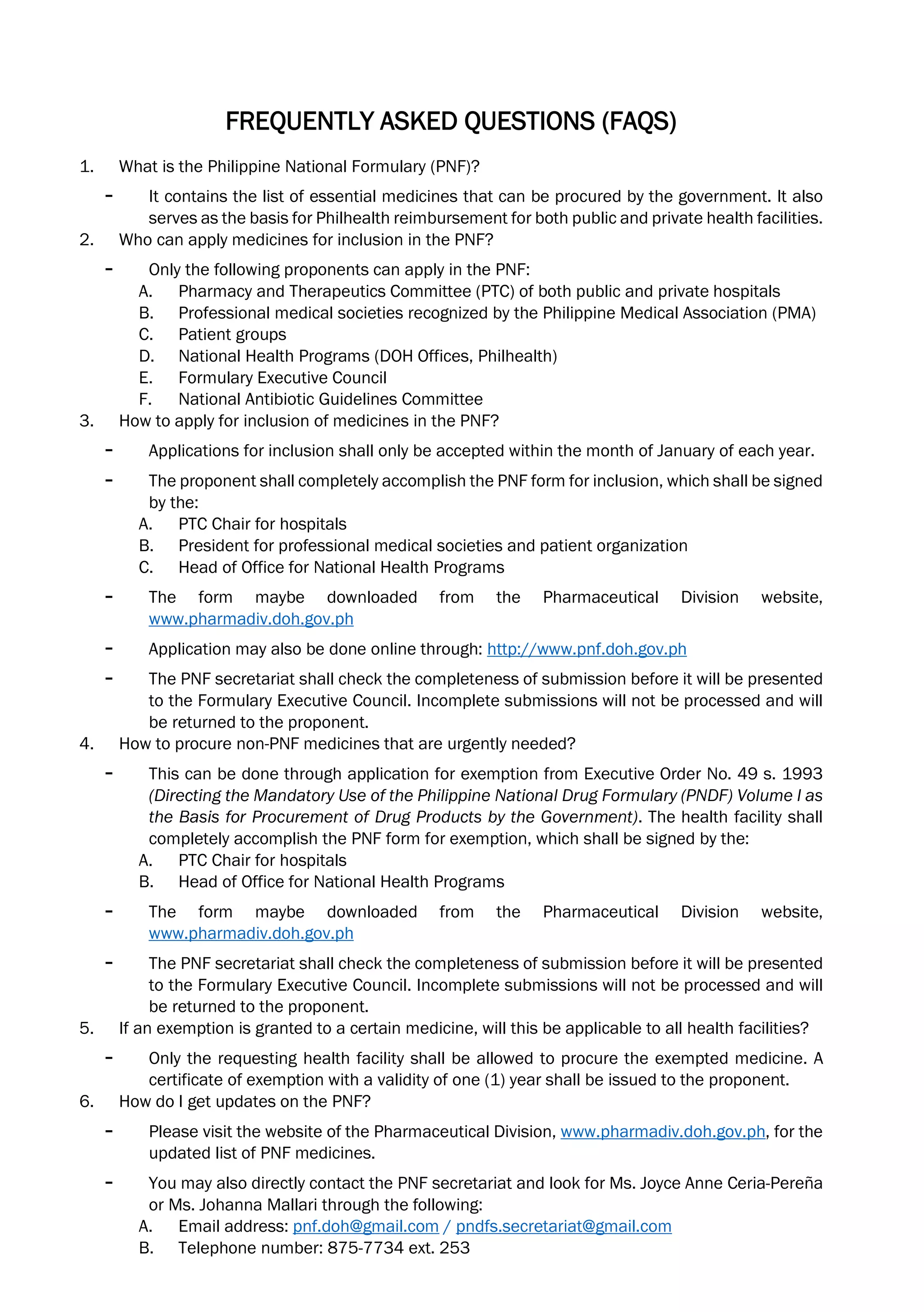 Philippine National Formulary | PDF