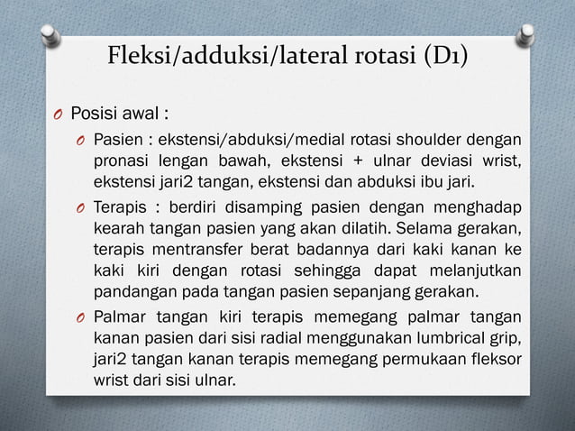 PNF lengan | PDF