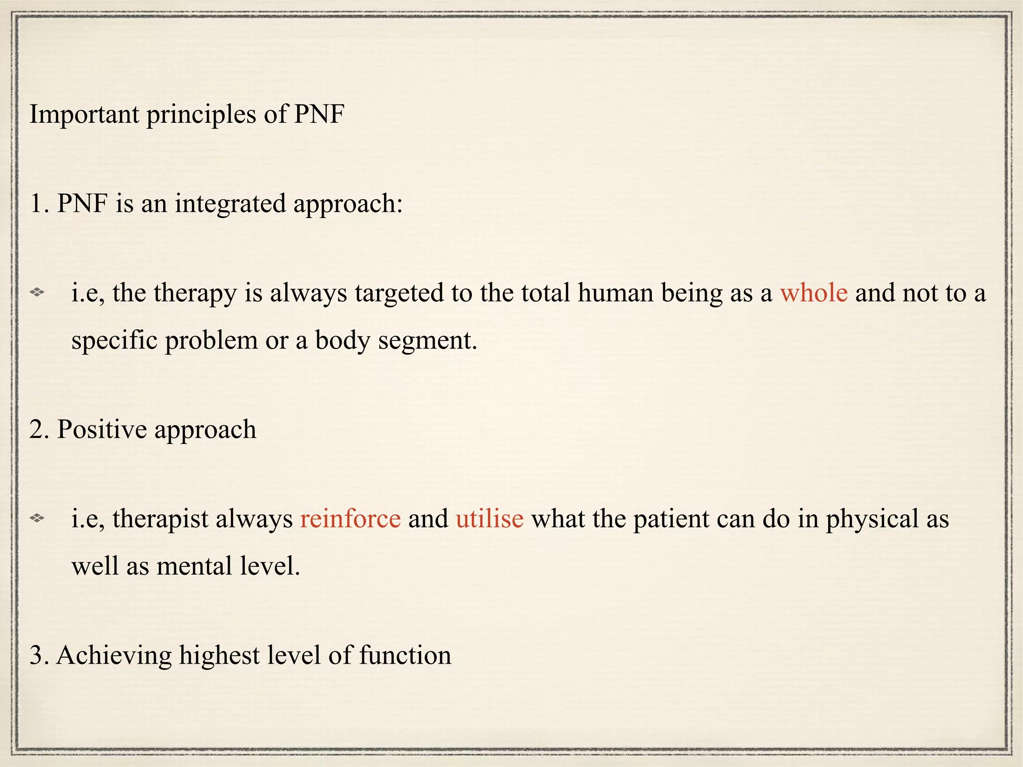Proprioceptive Neuromuscular Facilitation (PNF) | PDF
