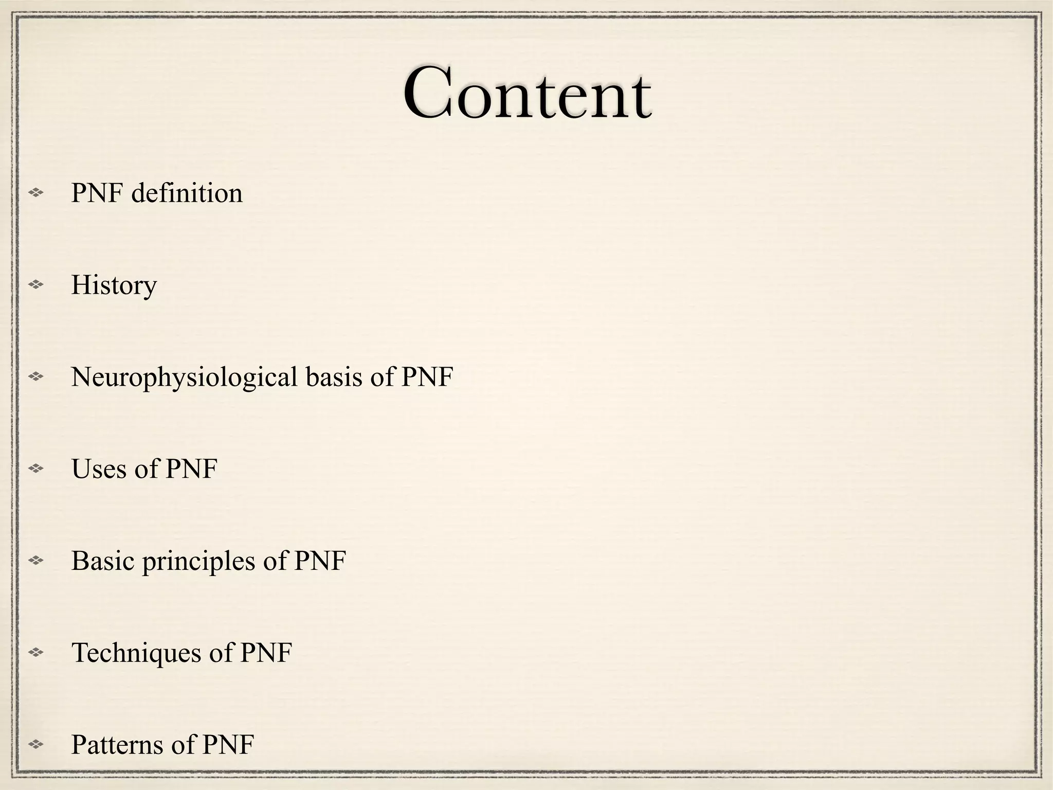 Proprioceptive Neuromuscular Facilitation (PNF) | PDF