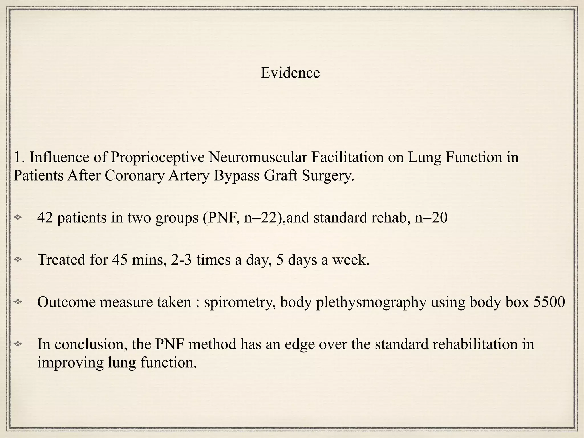 Proprioceptive Neuromuscular Facilitation (PNF) | PDF
