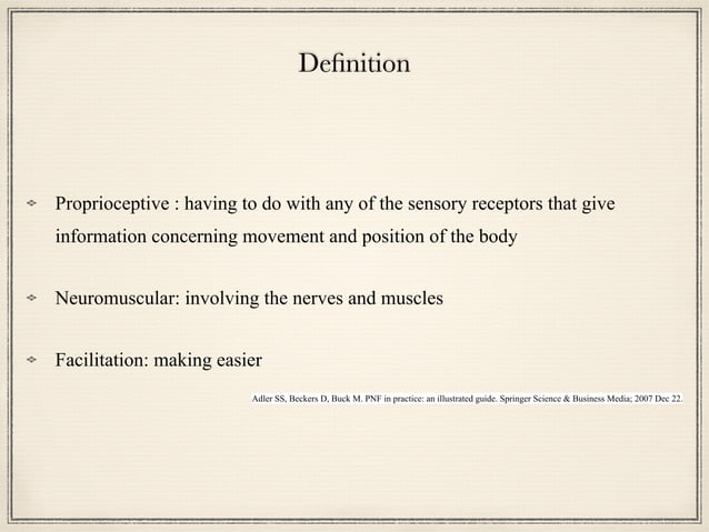 Proprioceptive Neuromuscular Facilitation (PNF) | PDF