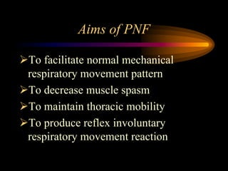 Pnf respiratory | PPT