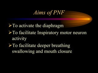 Pnf respiratory | PPT