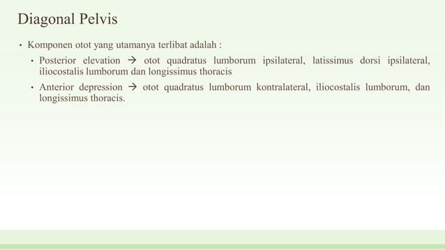 PNF scapula dan pelvis | PDF