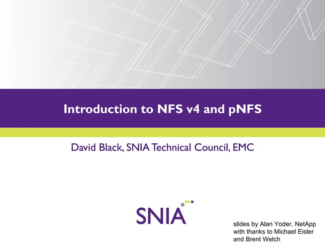Pnfs | PPT