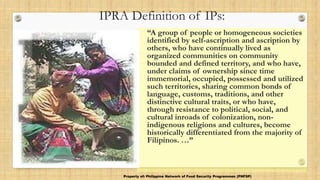 The Philippine Indigenous People and their Customary Laws | PDF