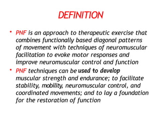 PNF Approach and Techniques!!!!!!! .pptx