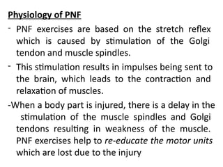 PNF techniques and procedures (presentation) .pptx
