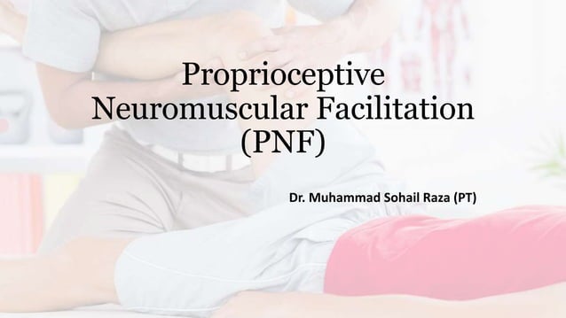 PNF by Dr. Sohail Raza | PPTX | Physical Therapy | Wellness