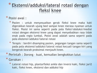 PNF tungkai | PDF