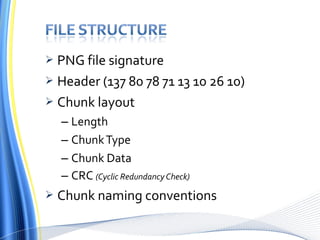 Portable Network Graphics (PNG) | PPT