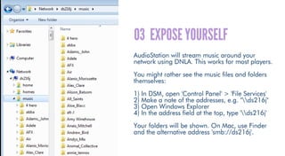 Synology music libraries | PPT