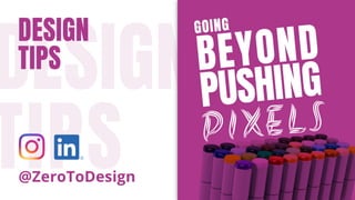Going beyond pushing pixels! | PPT