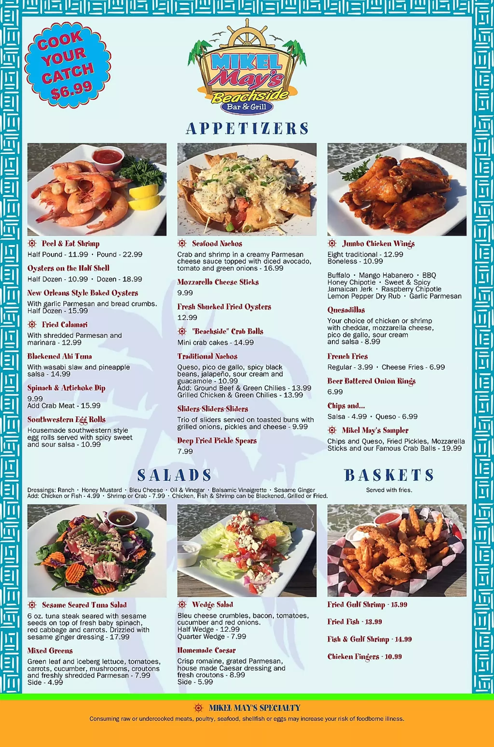 Mikel Mays Menu | PDF