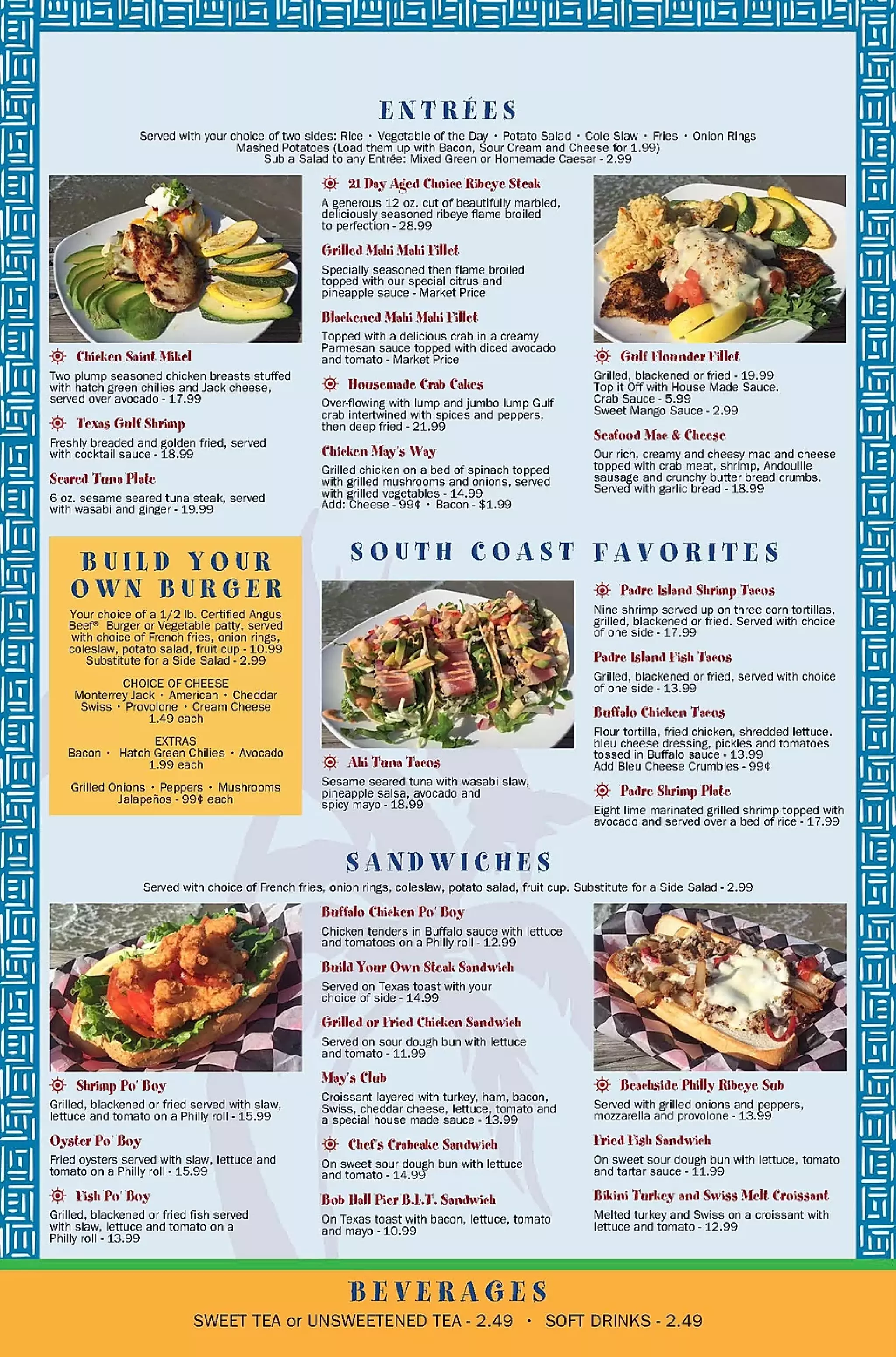 Mikel Mays Menu | PDF