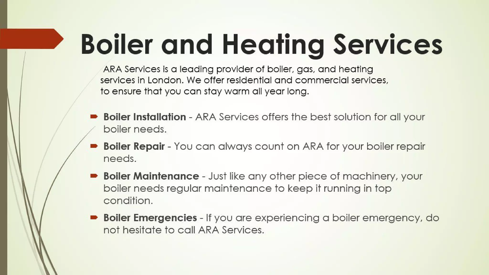 ARA Services London | PPT