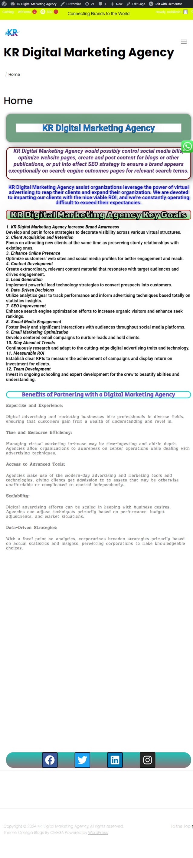 KR Digital Marketing Agency Transforming Ideas into Impact | PDF