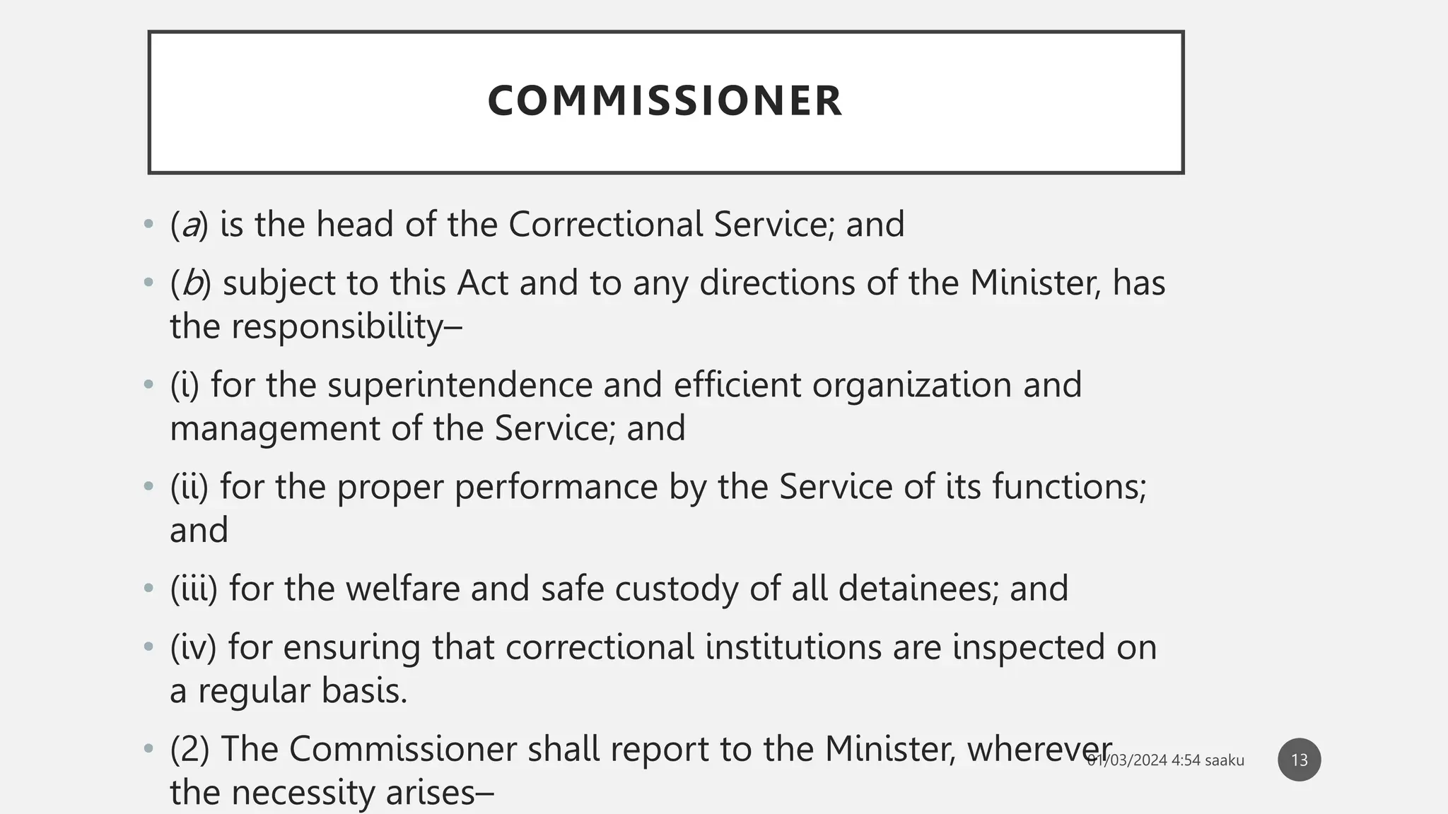 PAPUA NEW GUINEA - CORRECTIONAL SERVICES | PPTX