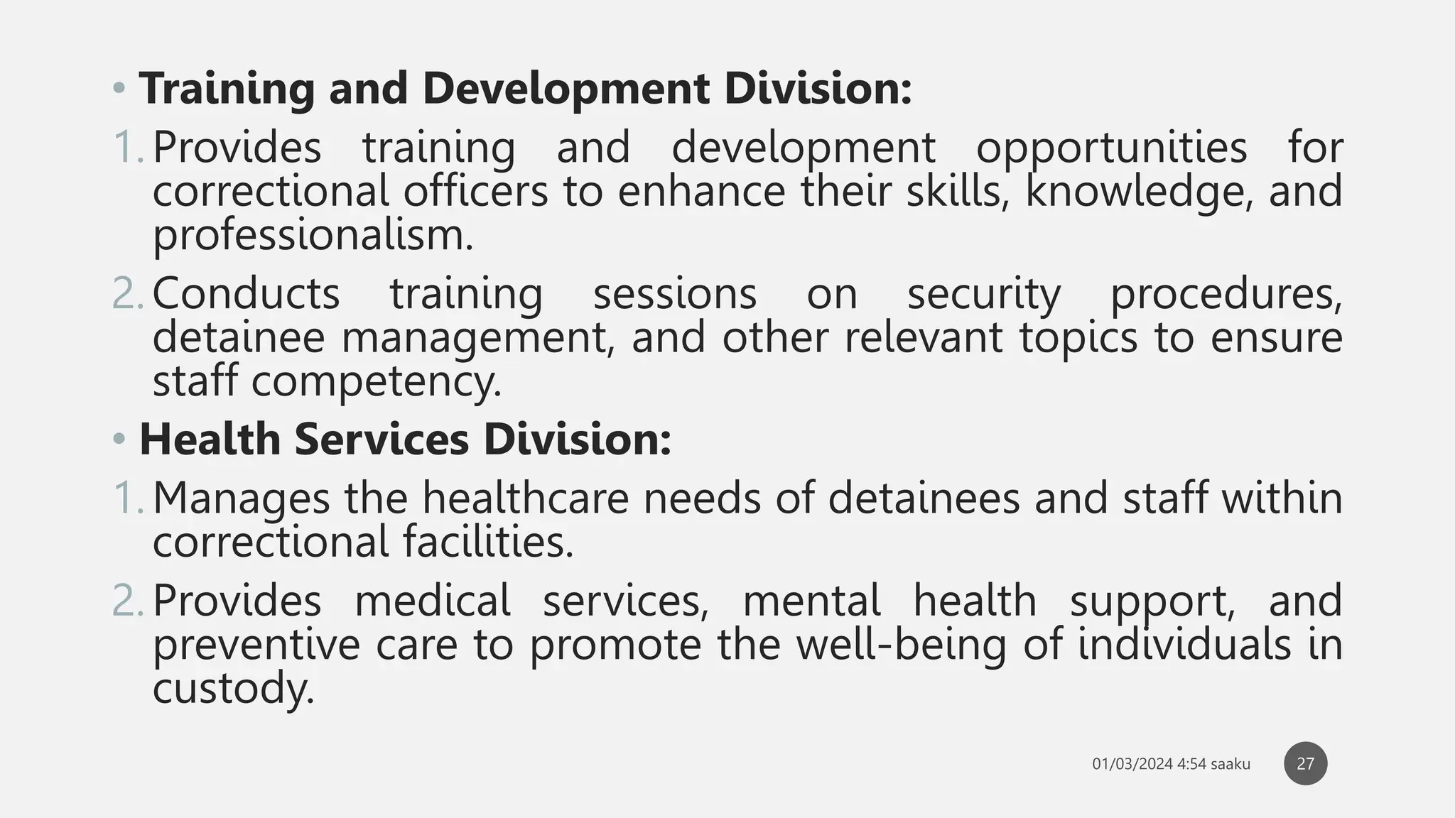 PAPUA NEW GUINEA - CORRECTIONAL SERVICES | PPTX