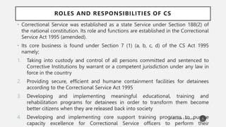 PAPUA NEW GUINEA - CORRECTIONAL SERVICES | PPTX