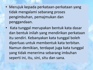 Pengantar Bahasa Melayu-Morfologi | PPTX