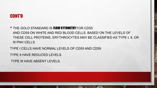 Paroxymal nocturnal hemoglobinuria | PPTX | Blood Disorders | Diseases ...