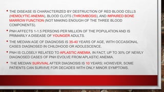 Paroxymal nocturnal hemoglobinuria | PPTX