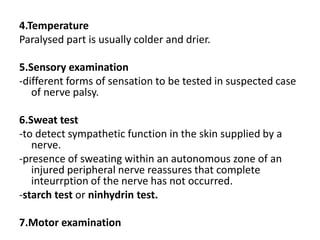 Peripheral nerve injuries | PPTX