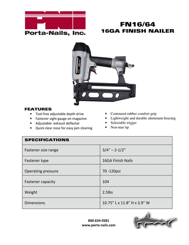 Pni 16ga Fn 16 64 Spec Doc | PDF
