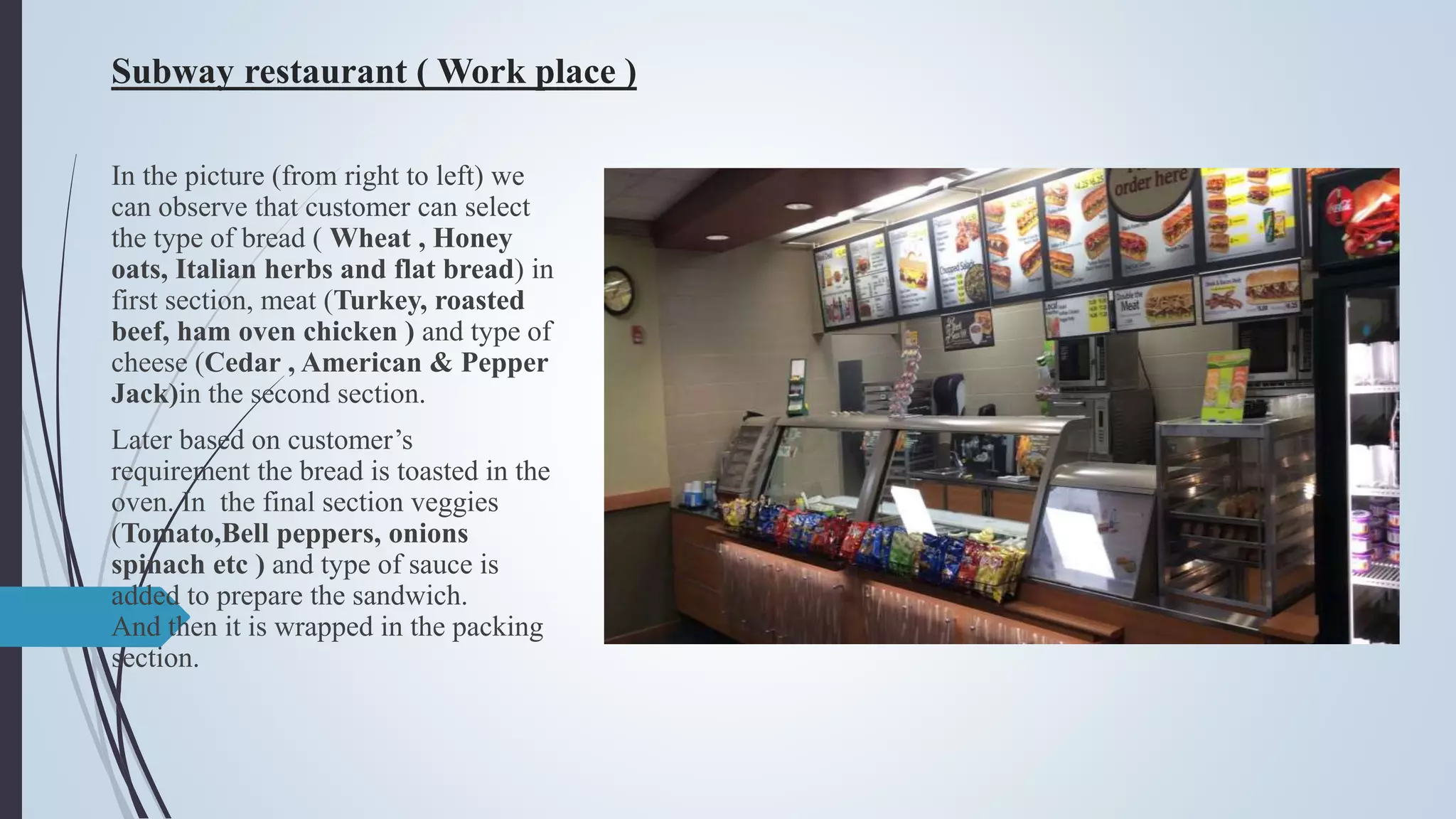 Lean and Process Improvement Implementation at Subway Restaurant | PPTX