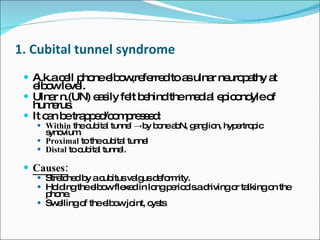 ulnar Entrapment Neuropathy and double crush syndrome | PPT