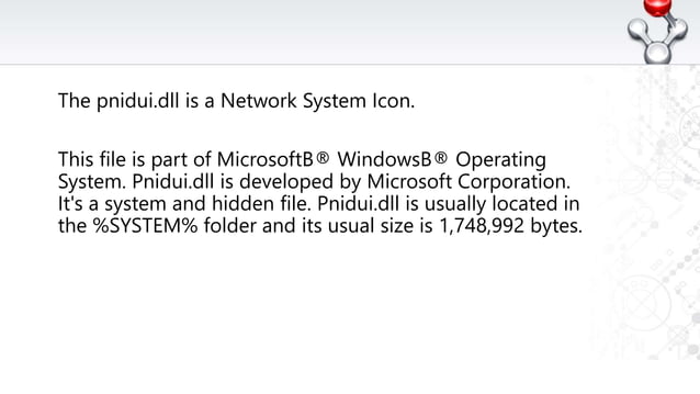 What is pnidui.dll? | PPT