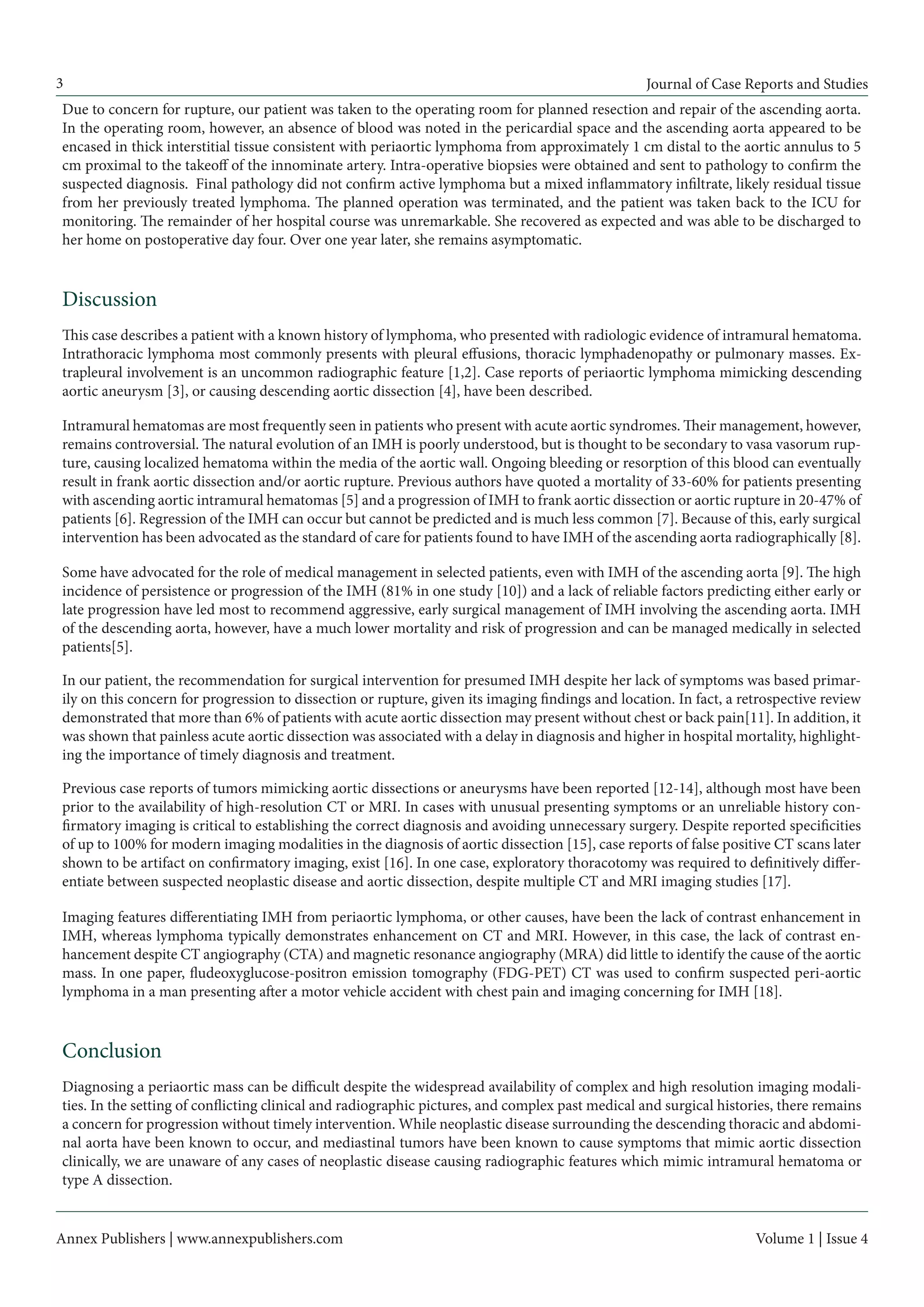Ascending aortic-b-cell-lymphoma-masquerading-as-intramural-hematoma-a ...