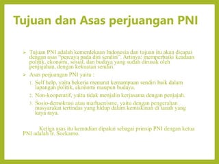 KIPRAH PNI DALAM PERGERAKAN KEMERDEKAAN INDONESIA | PPTX