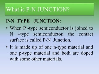 PN junction | PPTX