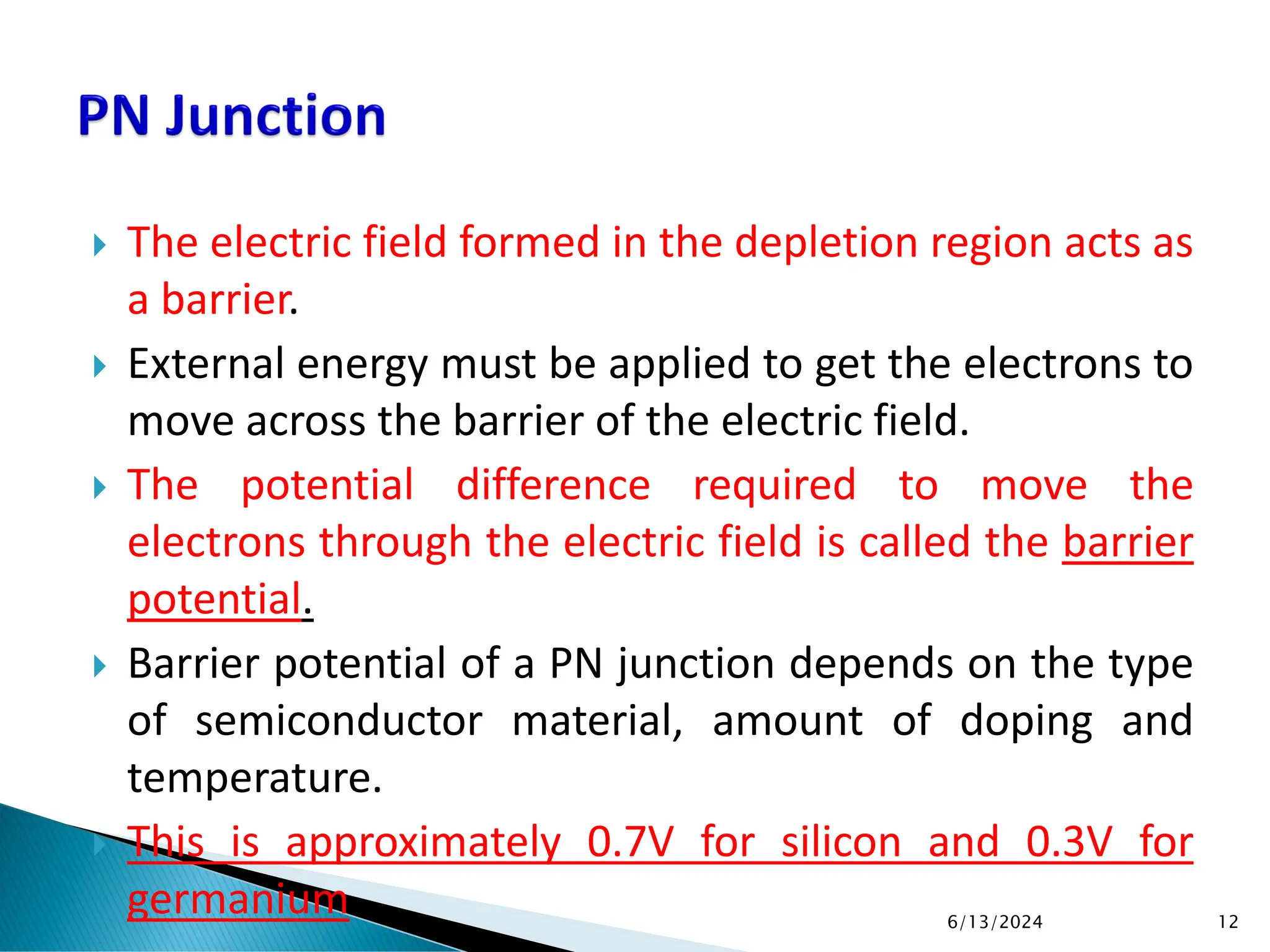 PN Junction Diode and its V - I Characteristics | PDF