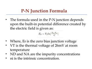 PN Junction Diode - VI Characteristics Working | PPTX