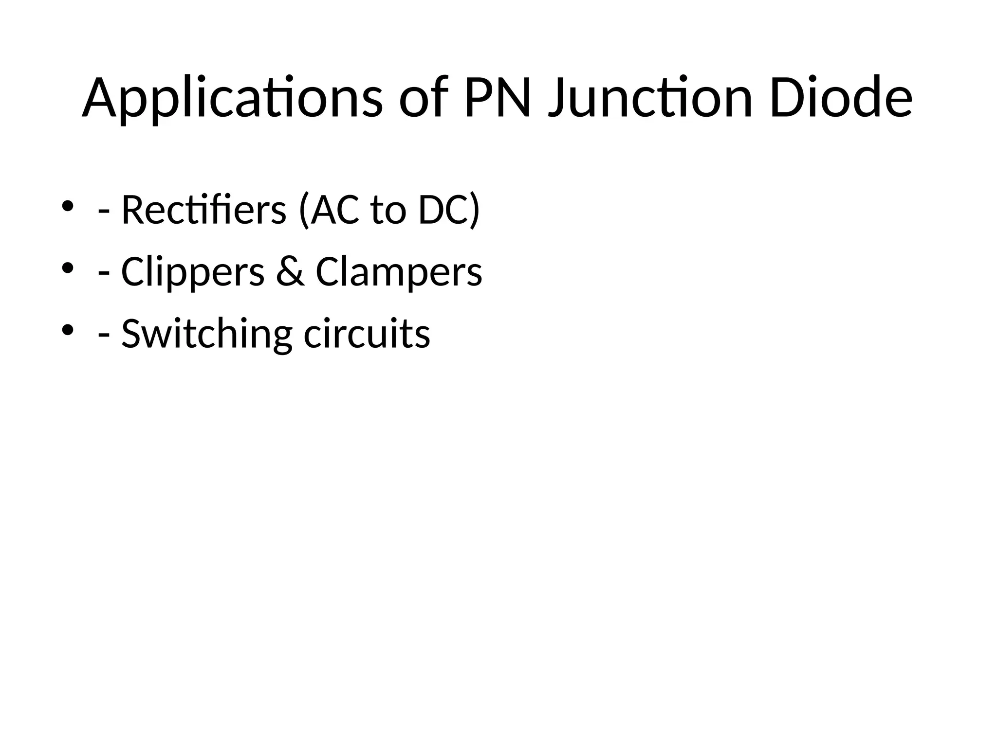 PN_Junction_Diode_applied Physics for engineers | PPTX